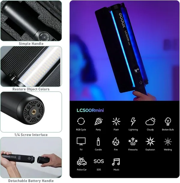 Godox LC500R Mini RGB LED Light Stick Price In Bangladesh
