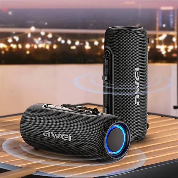 Awei KA8 Bluetooth TWS Dual Stereo Speaker-Black Best Price